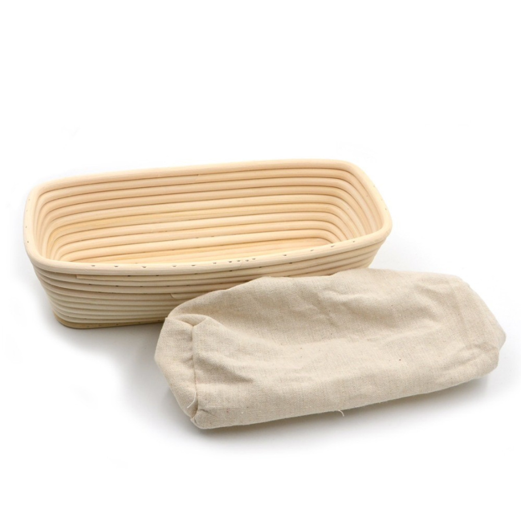 Classica Bread Proving Basket Rectangular with Liner 26 cm – Teros