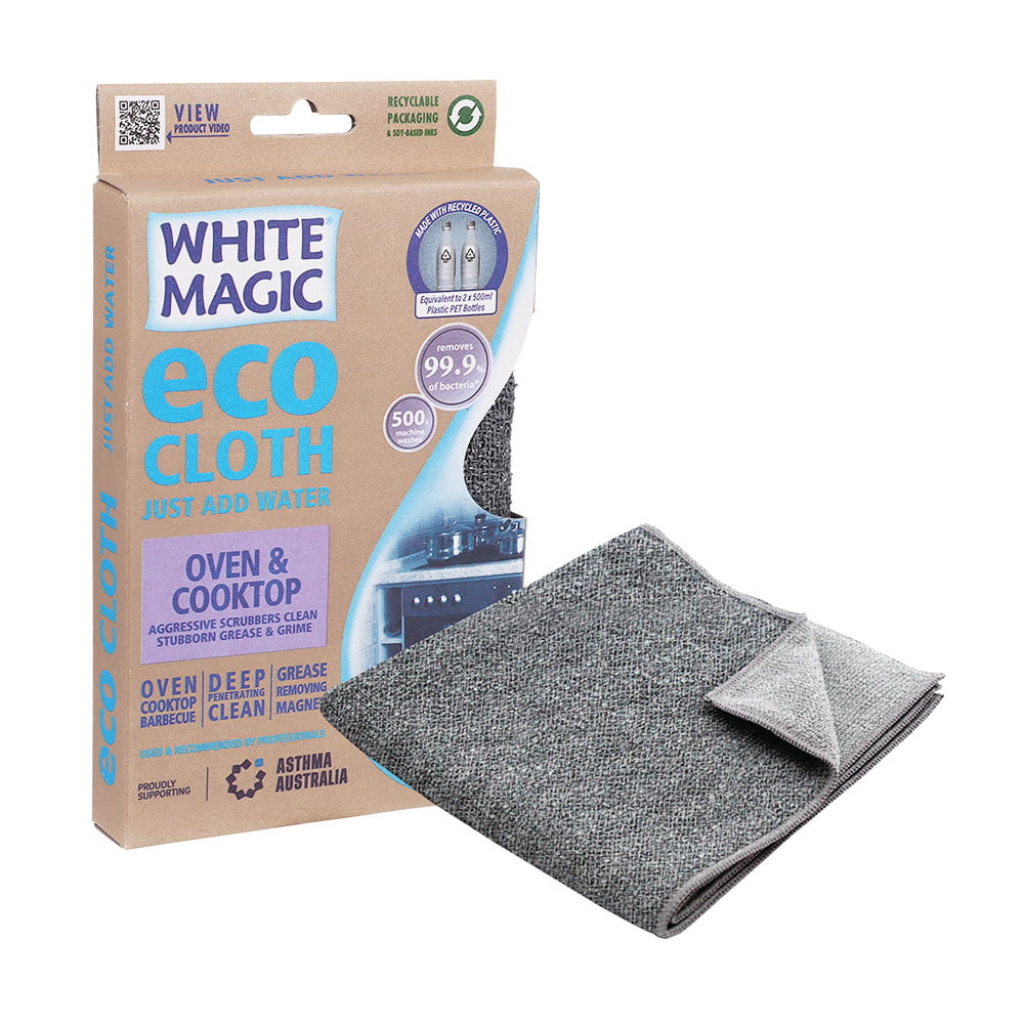 White Magic Oven and Cooktop Eco Cloth – Teros