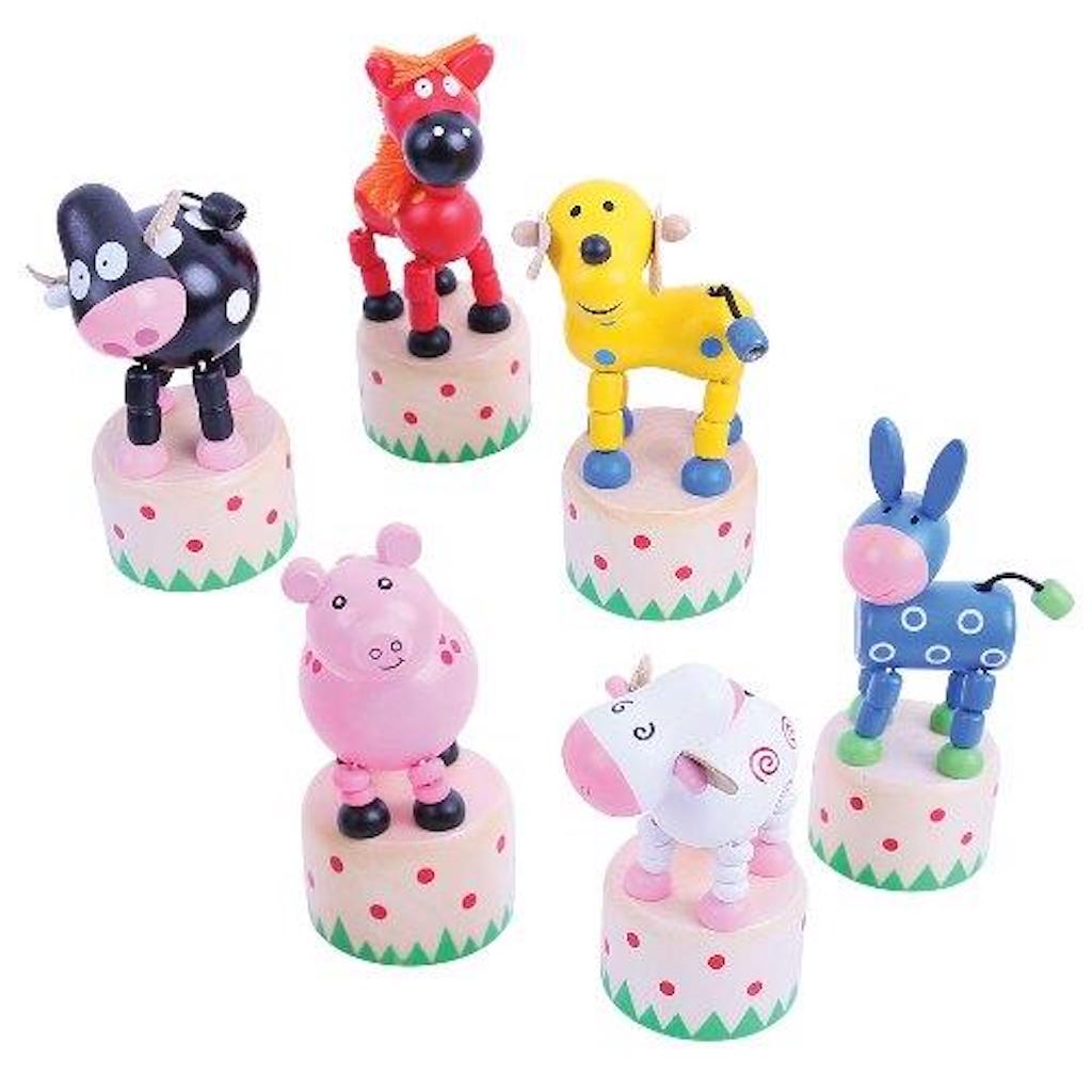 Bigjigs Farm Animal Push-up – Teros